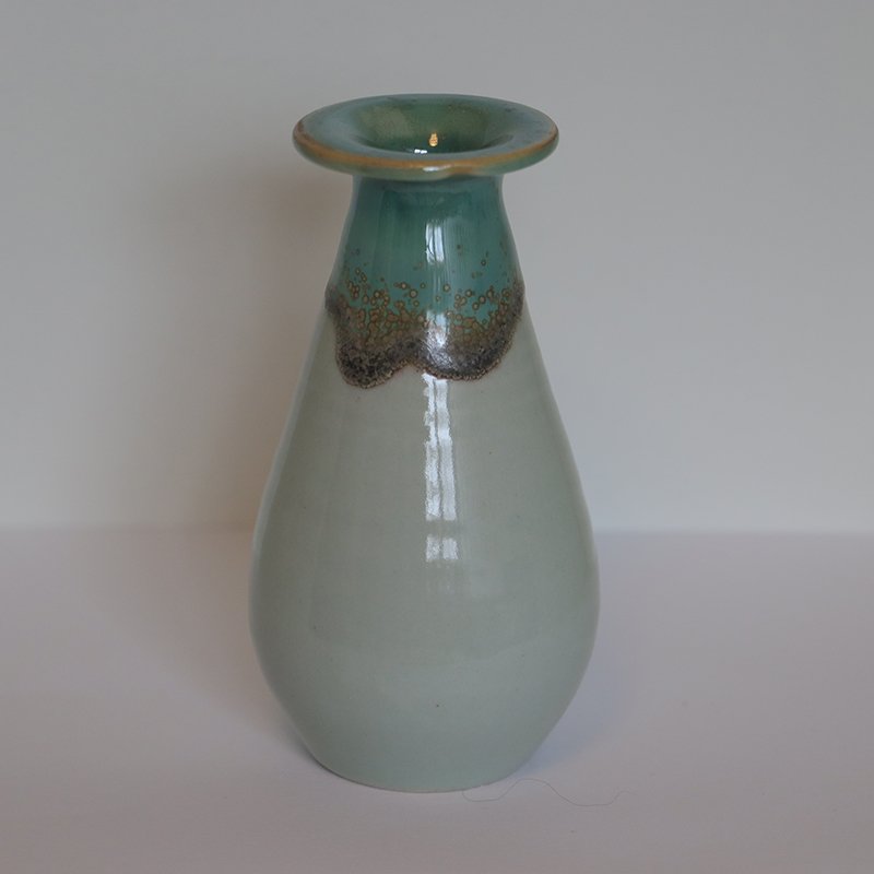 Keramik vase 10,5 cm - Mini vaser i flotte farver