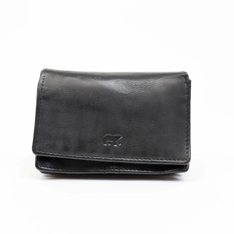 Sort pung i skind - Bear Design skindpung